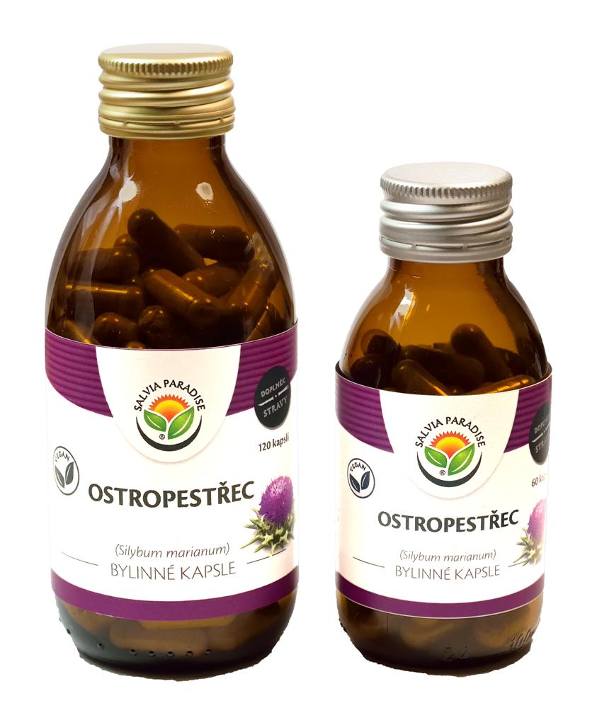 Ostropestřec mariánský - kapsle 120 ks - SalviaParadiseShop